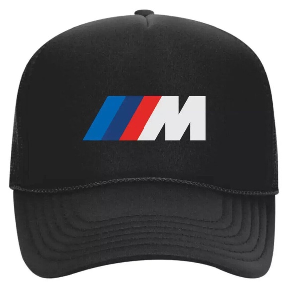Accessories | Bmw M Series Snapback Cap Blue Red White Logo Black Hat ...
